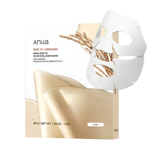 Anua Rice 70 Glow Collagen Mask